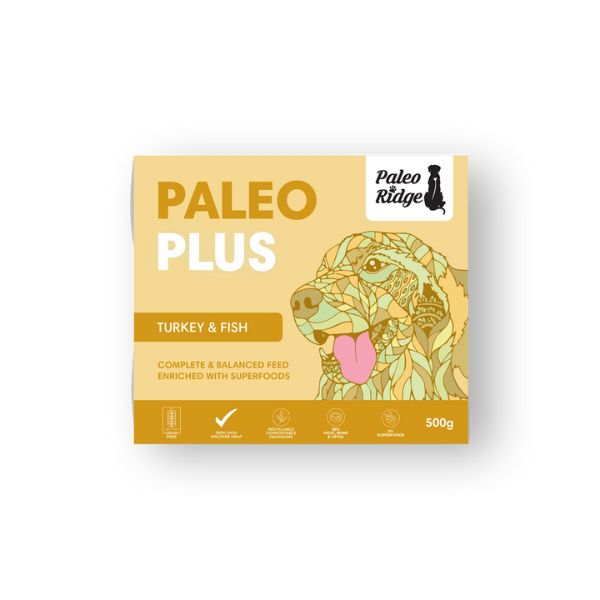 Paleo Plus Turkey and Fish 500g – Wild West Pet