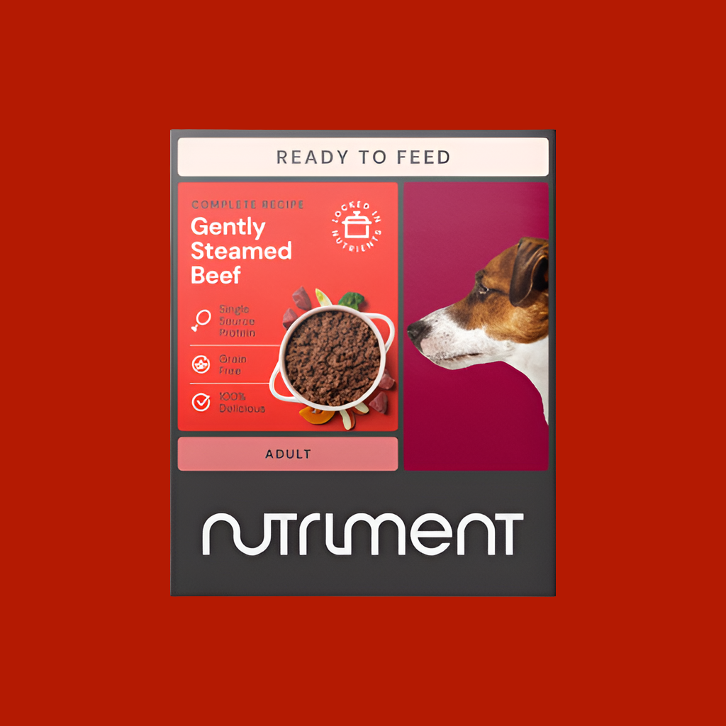 Nutriment Gently Steamed Recipe - Beef for Dogs – Wild West Pet