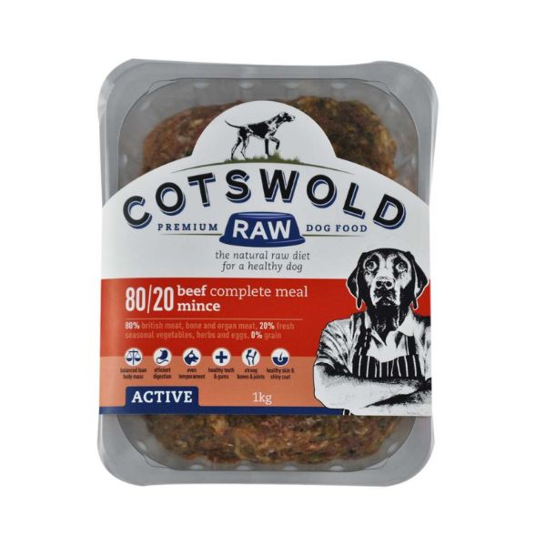 Cotswold Raw Beef Mince - 80/20 Active Dog – Wild West Pet