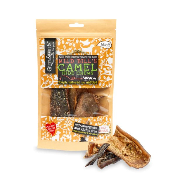 Green & Wilds Camel Hide Chews – Wild West Pet